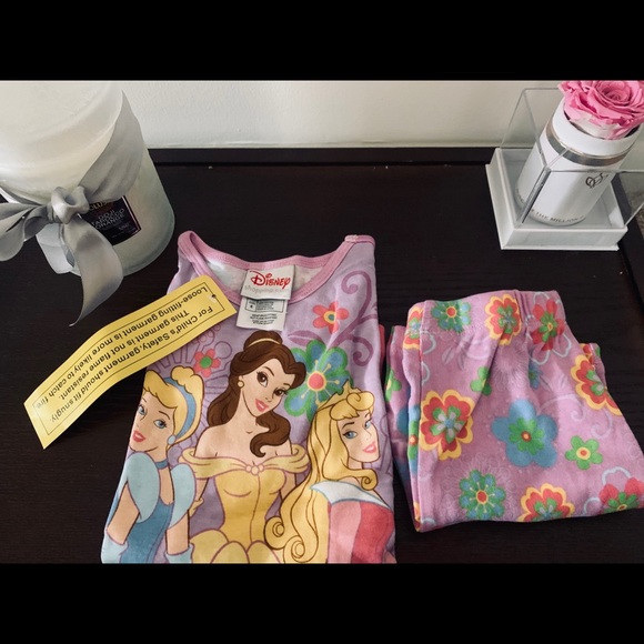 Disney | Pajamas | Disney Princesses Pj Pals 2pc Set | Poshmark
